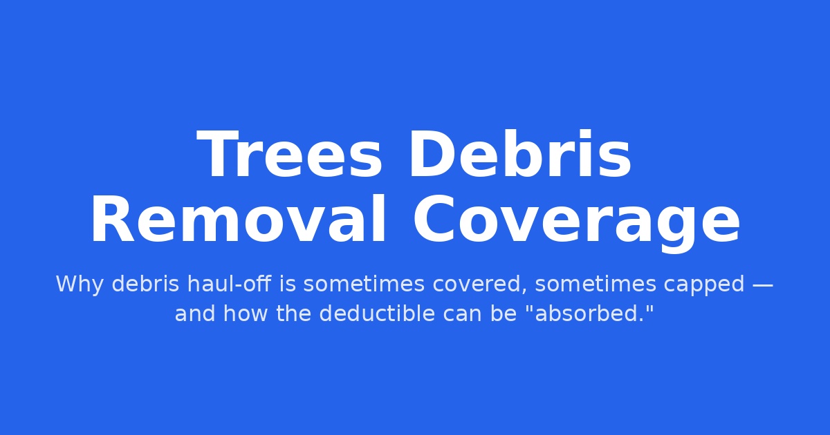 Tree Debris Removal Coverage